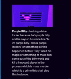 I made the purple billy caption B E T T E R | Fandom