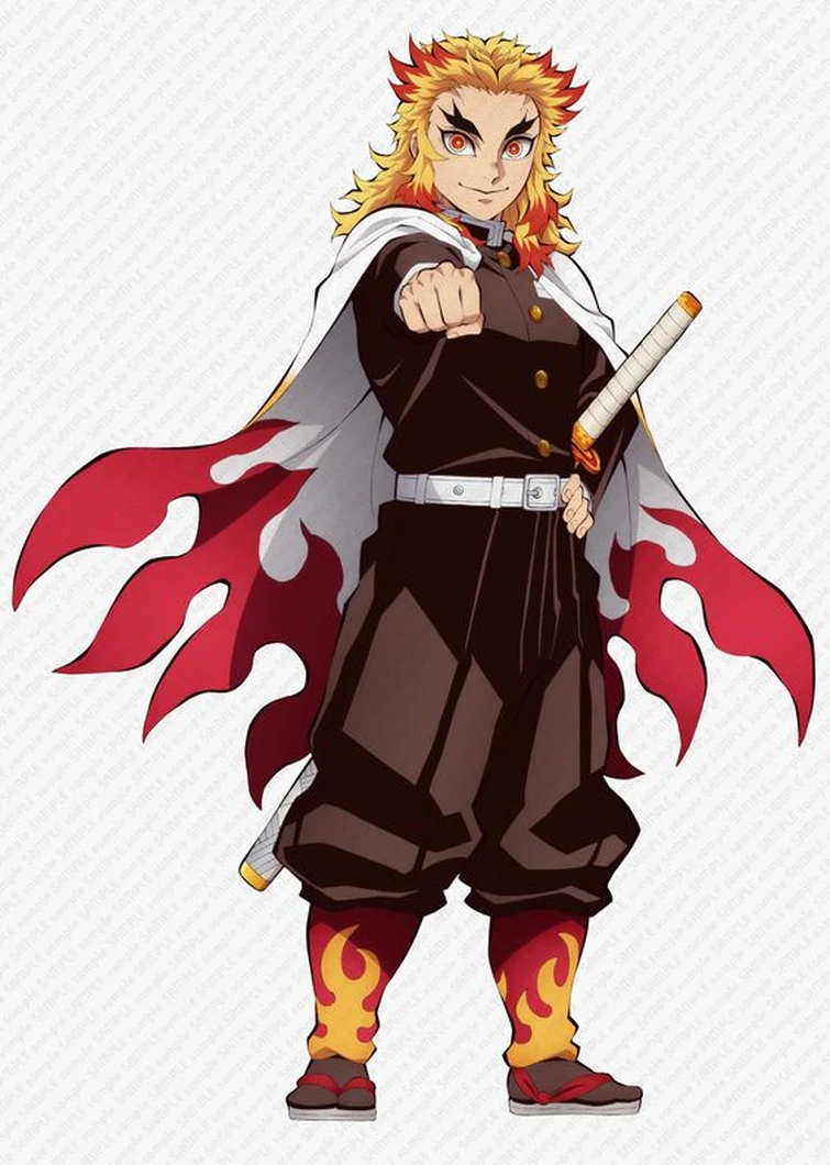 Rengoku Official Art (All Found On Ufo Tables Pinterest) | Fandom