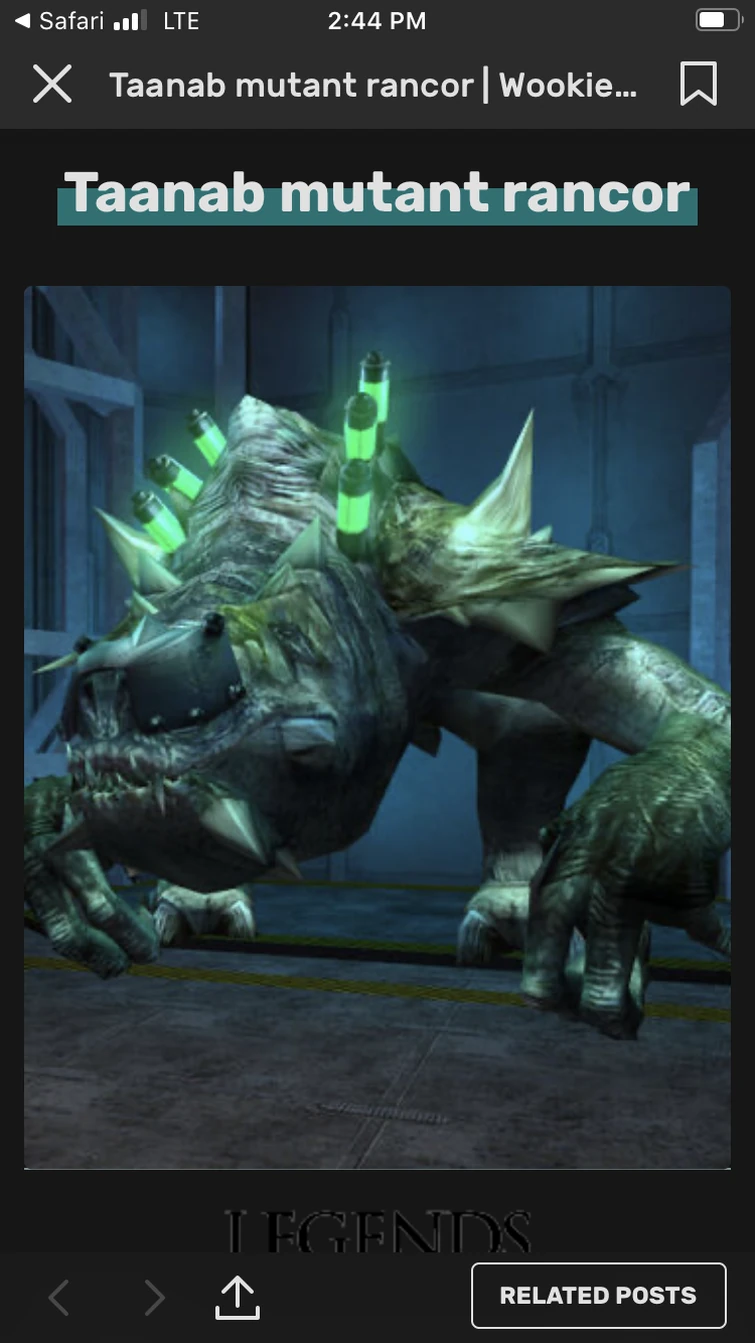 Favorite Rancor | Fandom