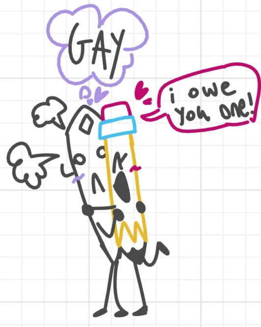 pencil bfdi should kiss needle bfdi | Fandom