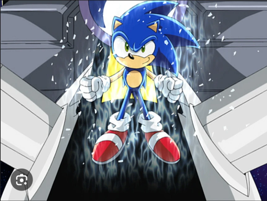 For some reason these two Sonic X screenshots remind me of Hyper Sonic ...