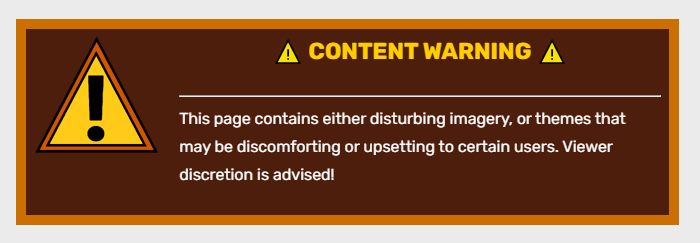 I made a content warning template that is inspired by the FNF mods wiki ...