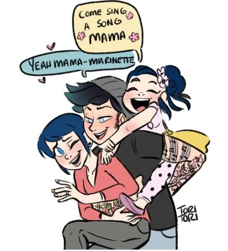 Marinette and Luka as parents!!!!!!! | Fandom