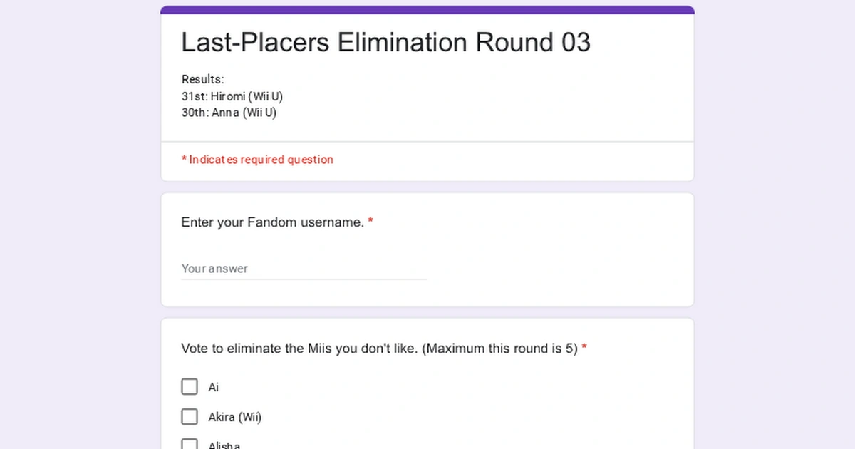 Last-Placers Elimination Round 03 | Fandom