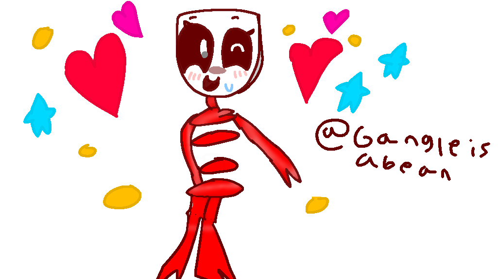 *pulls out actually good gangle art i just made* | Fandom