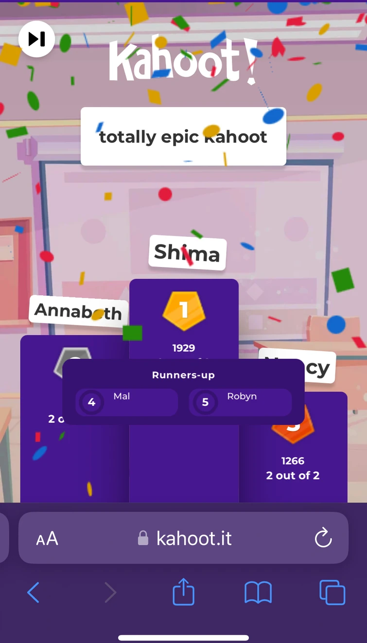 my silly little kahoot | Fandom