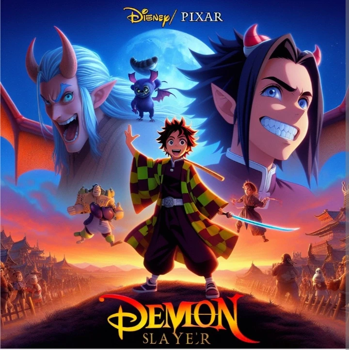 Ayo people, Disney animating a demon slayer movie 💀 (All my fellas ...
