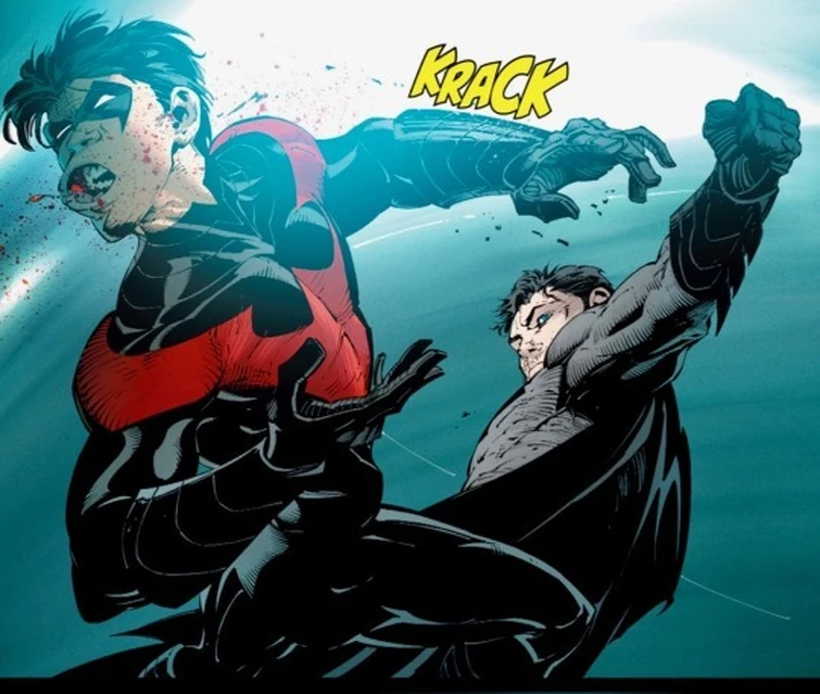 Why does Batman punch his family and friends this much? | Fandom