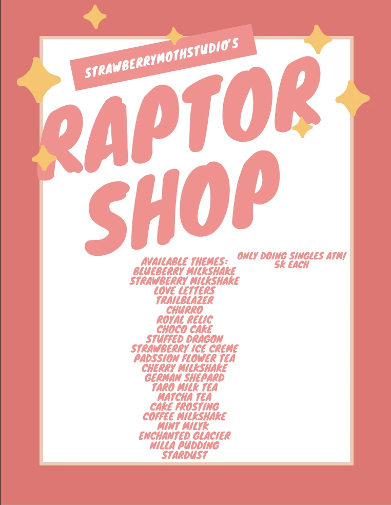Raptor theme shop! | Fandom