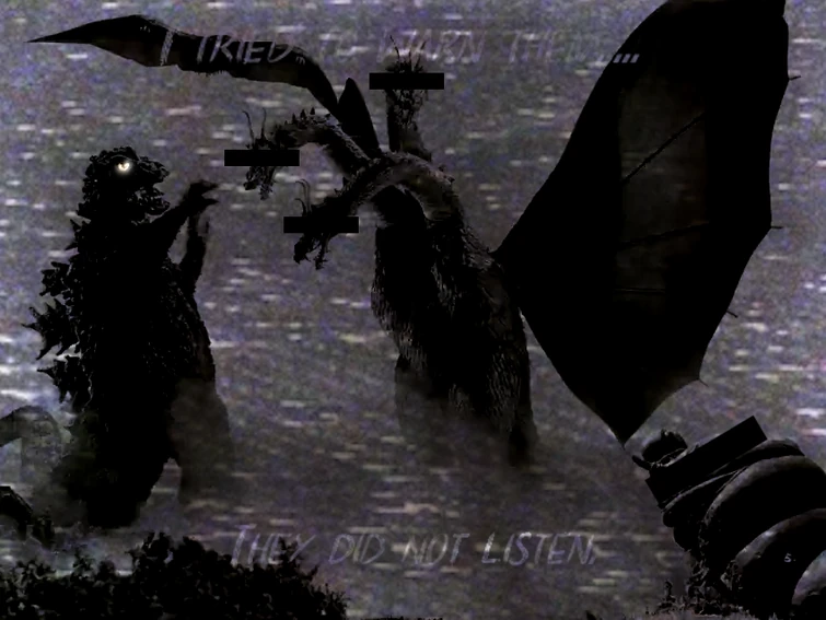 Some edits I did for an analog horror Godzilla thing, yeah | Fandom