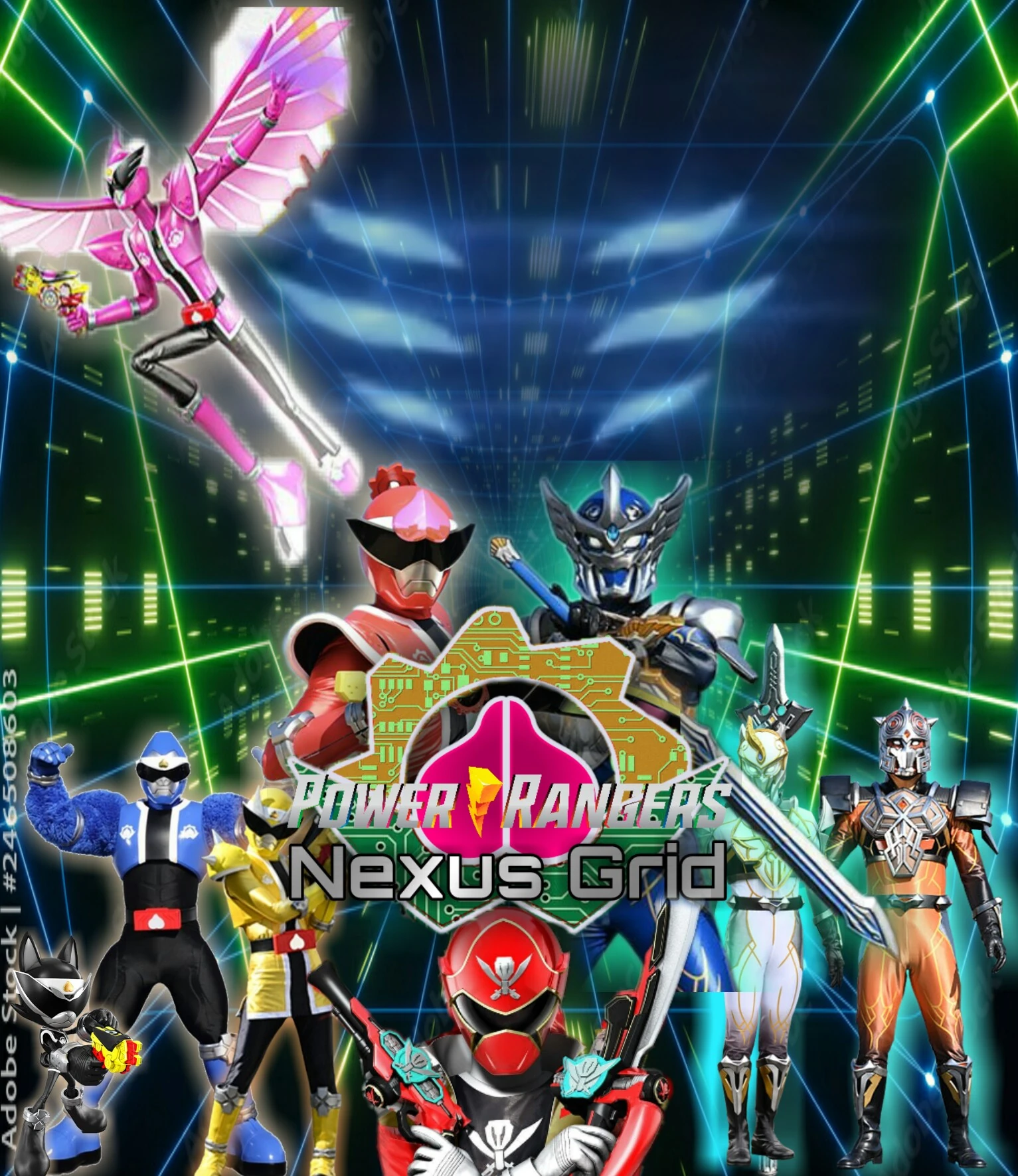 Power Rangers: Nexus Grid Poster | Fandom