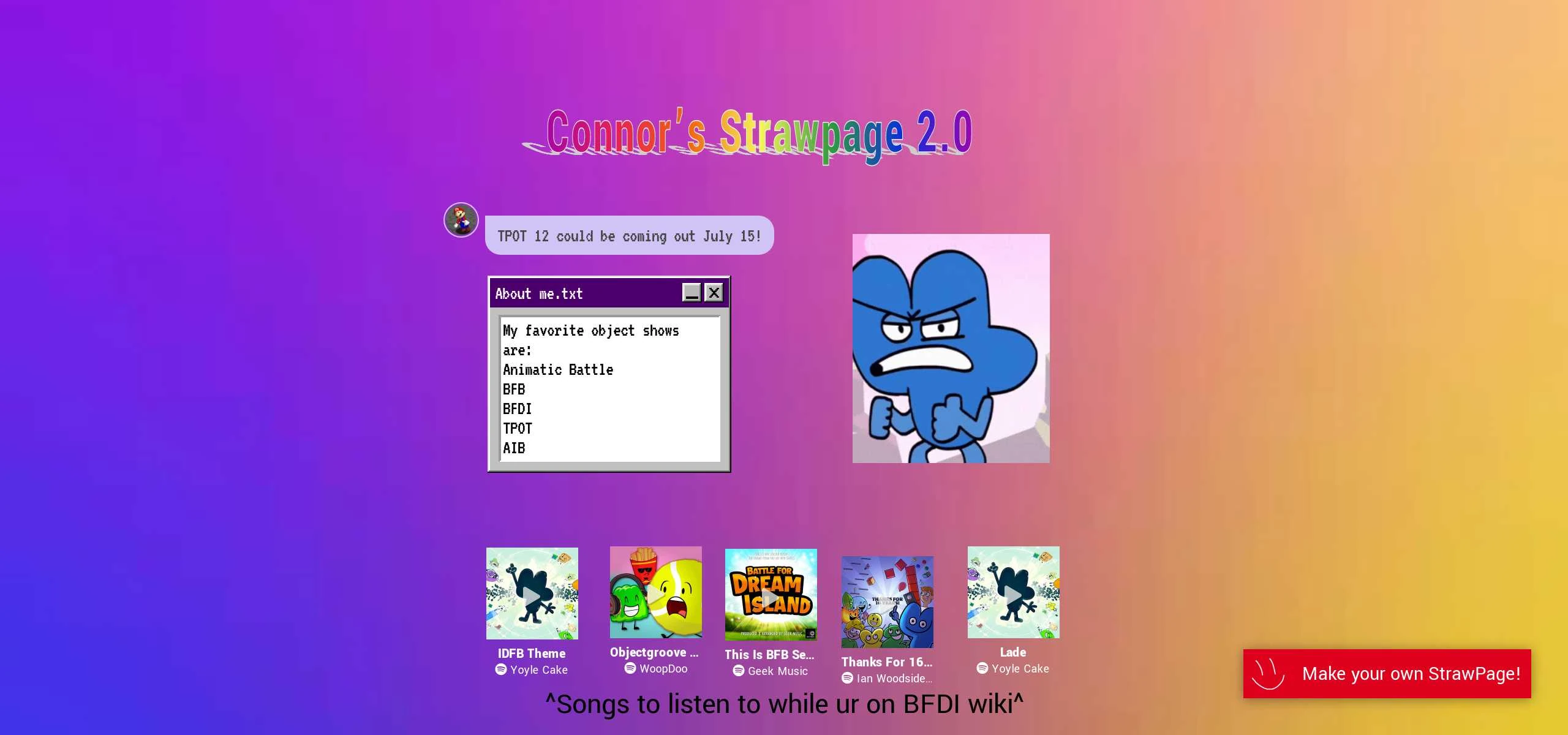 Send gimmicks I need gimmicks my straw page is dead | Fandom