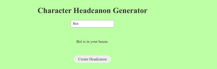 RANDOM HEADCANON GENERATOR | Fandom