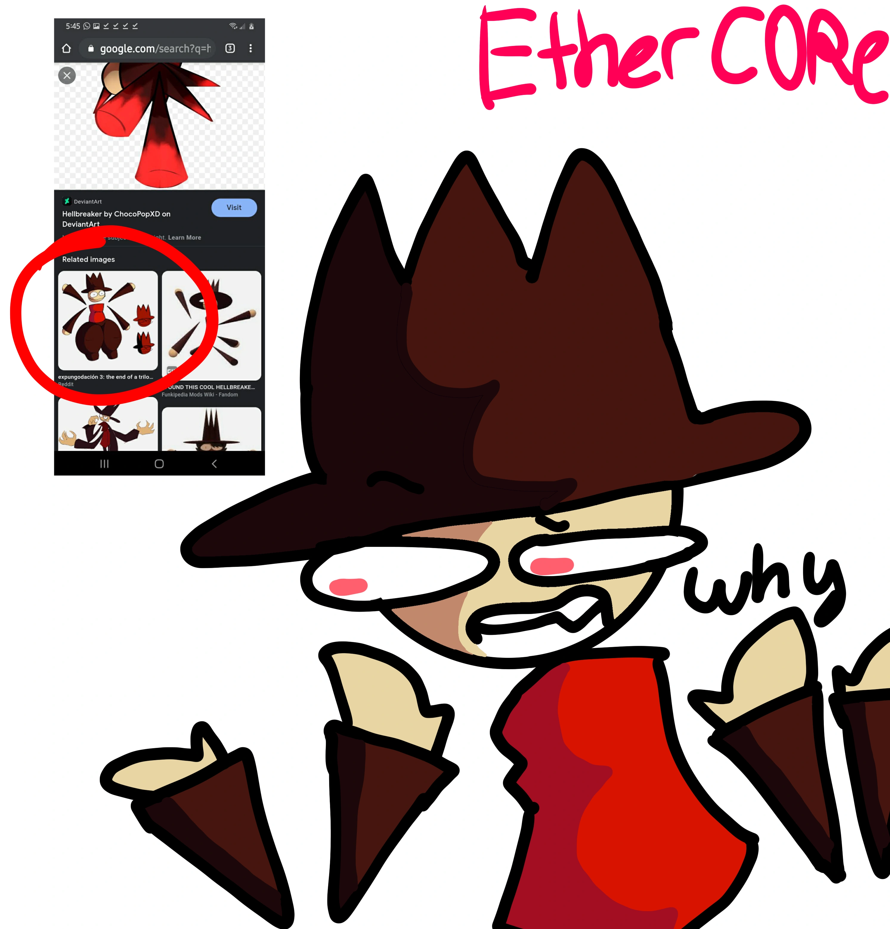 Meanwhile hellbreaker is now questioning his existence | Fandom