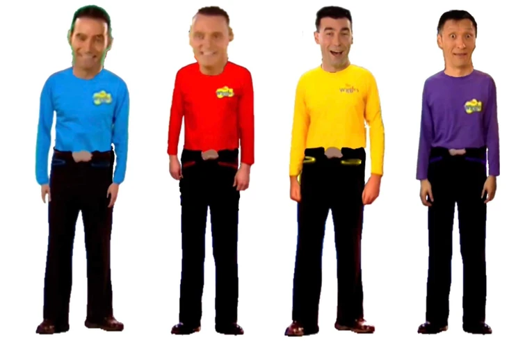 The Wiggles Outfits 1997-2001 Skivvies & Stripes Pockets Pants 2002 ...