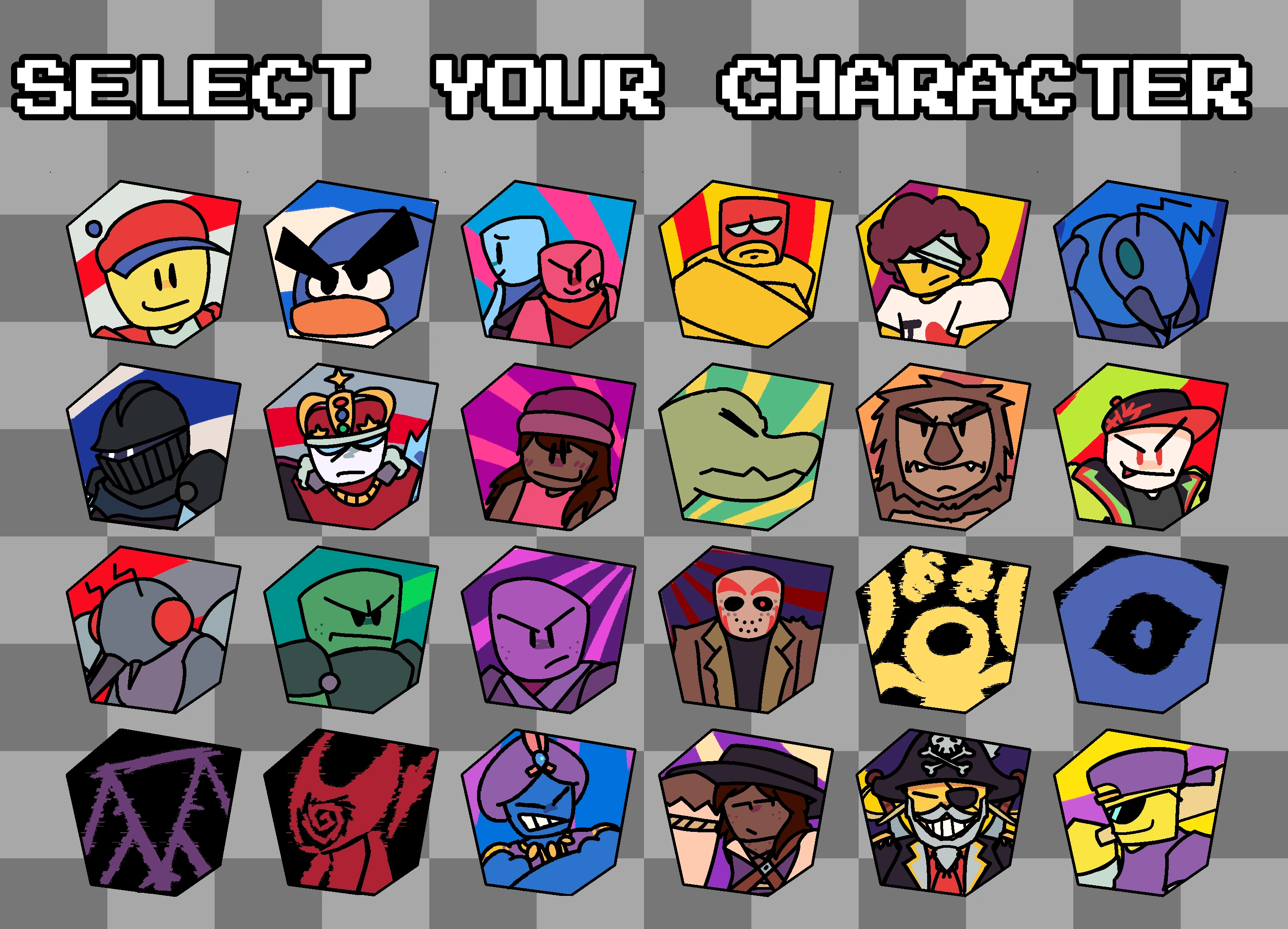 If a Block Tales fighting game comes out and this is the roster. Who ...