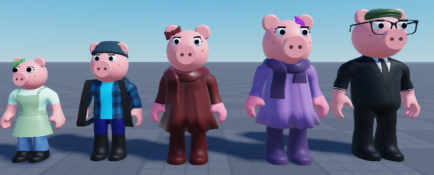 I redesign the Piggy Family | Fandom