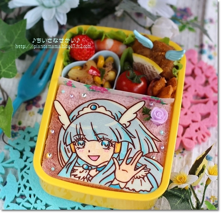 The Real Precure Character Food Arts ("Chara-Ben", Character-Bento) in ...