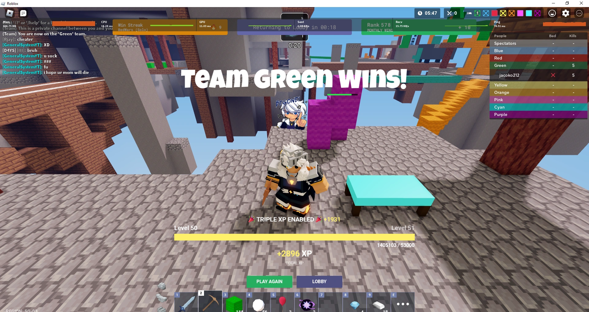 Some raging kid after running with 100 pearls and dies | Fandom