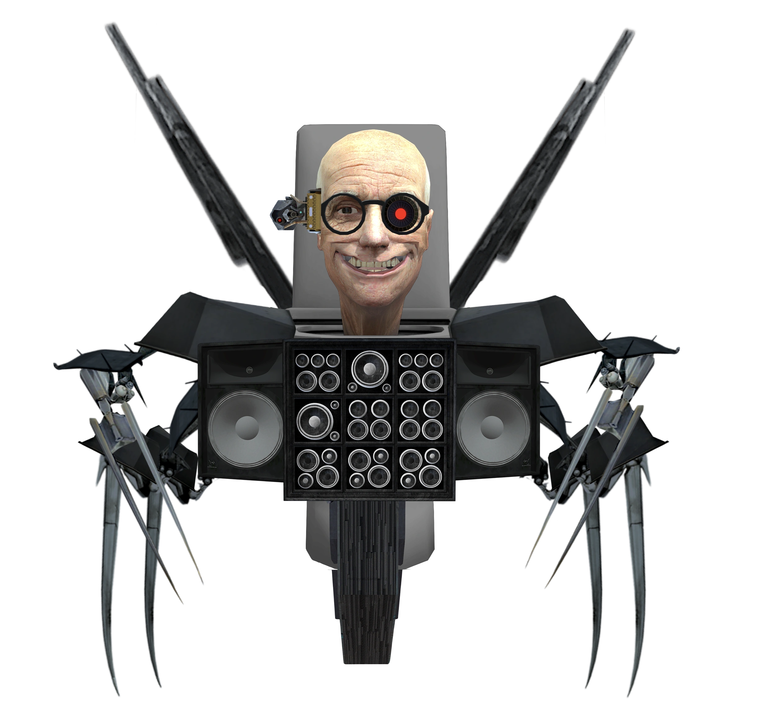 Ive been improviong this Chief Scientist Toilet mech full-body PNG ...