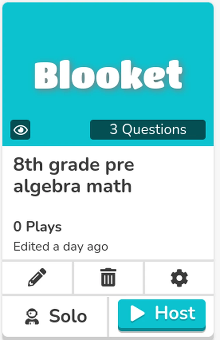 i made a new blooket | Fandom