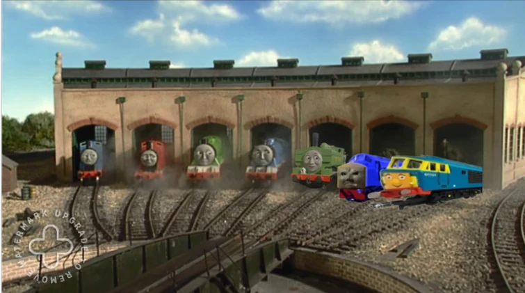 The two diesels surveyed the sheds | Fandom