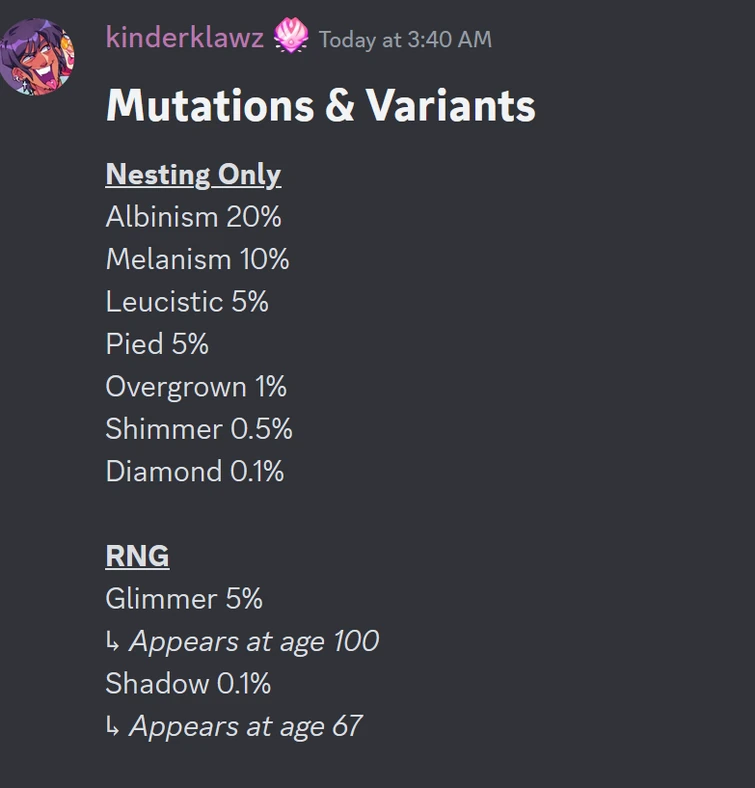 All new nesting muts? | Fandom