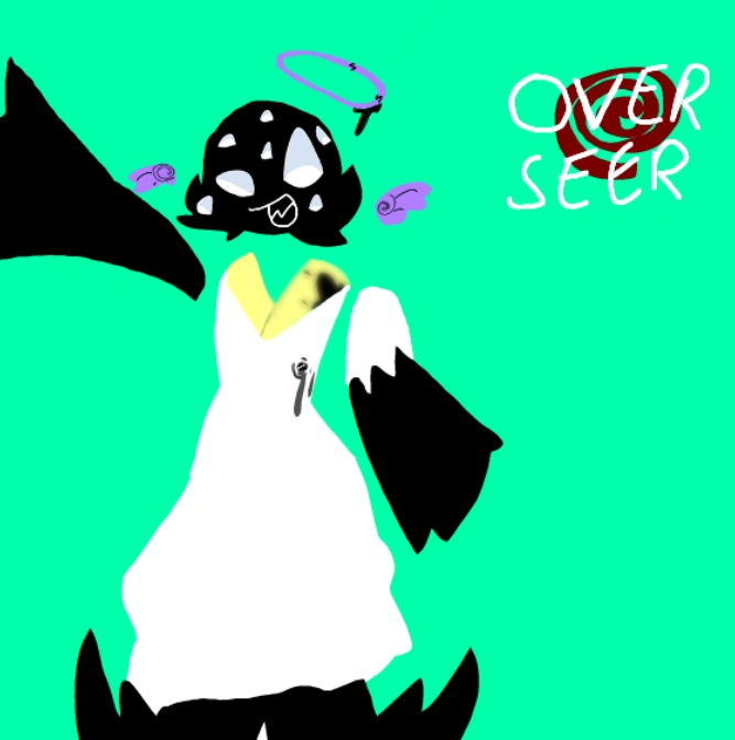 overseer post-lore appearance [tw for blood/ichor like substances + gun ...