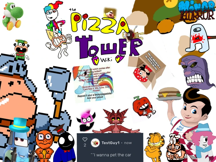 The Pizza Tower Wiki Mural (COMPLETE) | Fandom
