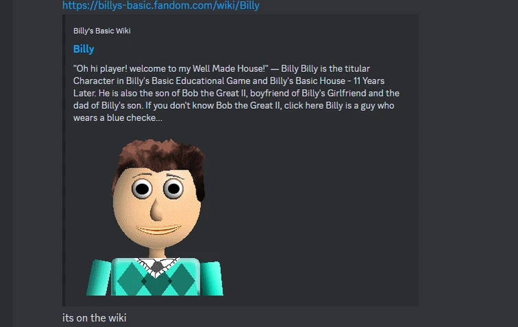 Discuss Everything About Billy's Basic Wiki | Fandom
