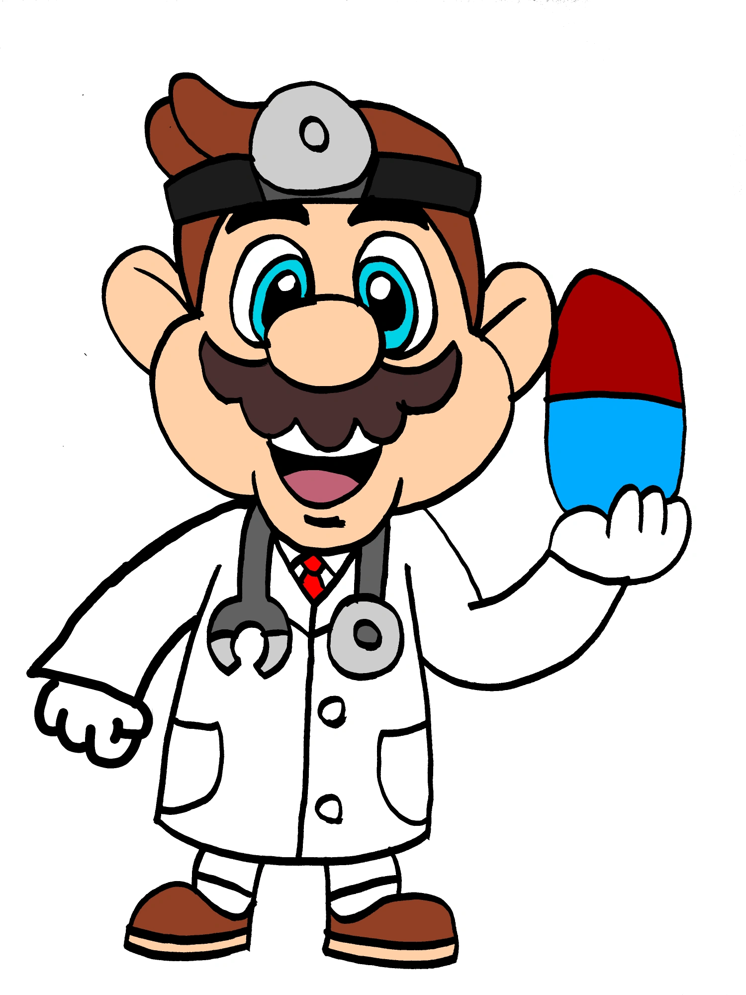 My drawing of Dr. Mario | Fandom