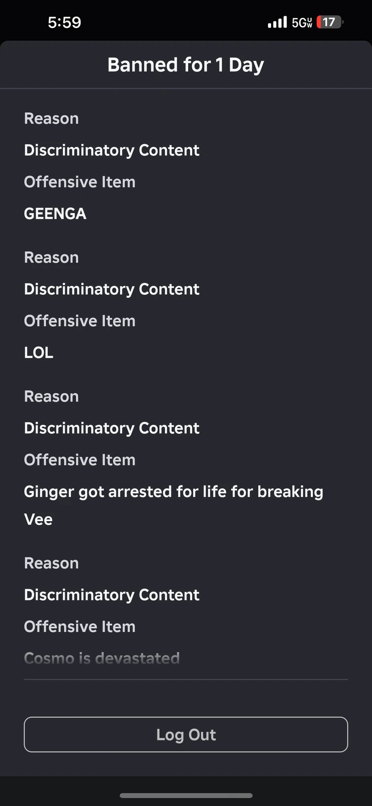 I got banned for a day 💔 | Fandom