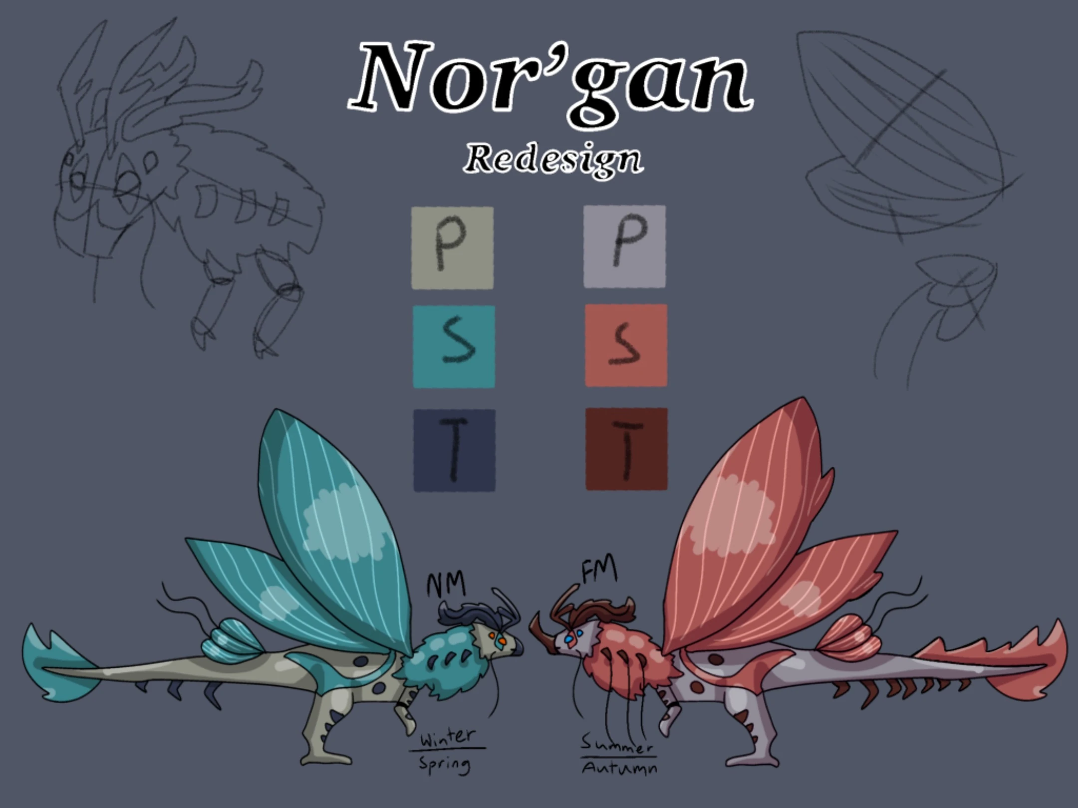 Nor’gan redesign if you didn’t scroll down on the last post | Fandom