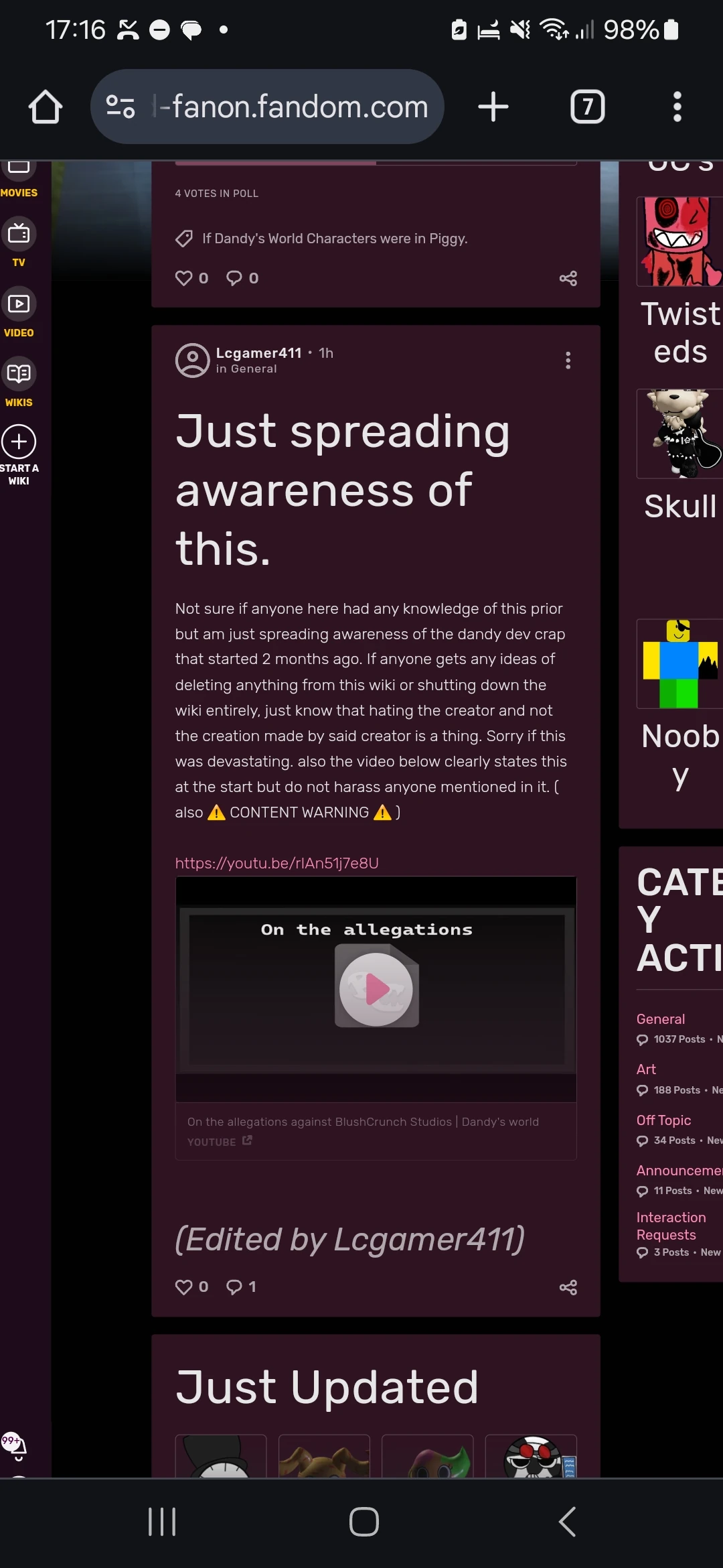 I have a confession. | Fandom