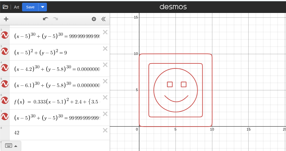 I made the minesweeper icon in desmos | Fandom