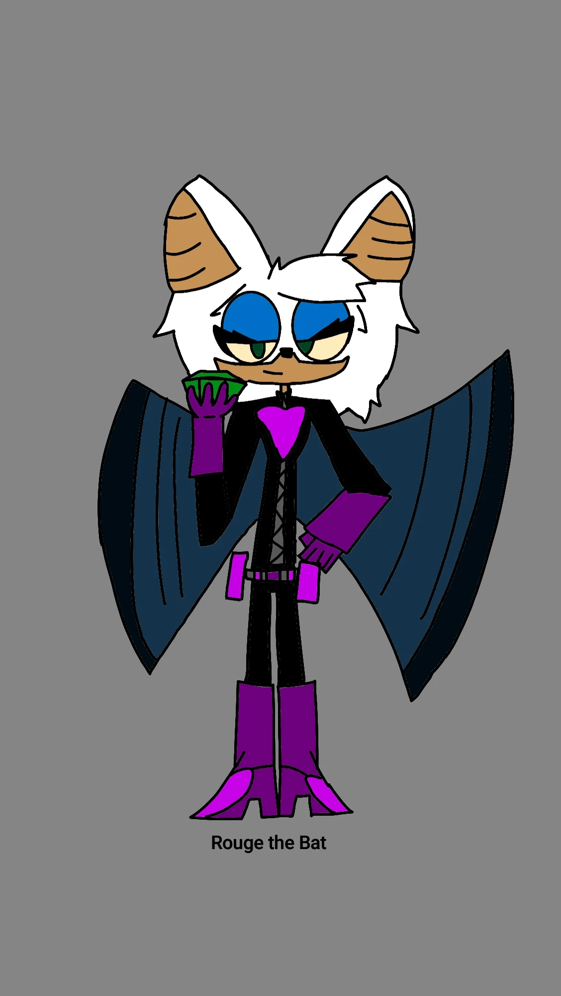 Alright my first attempt drawing Rouge | Fandom