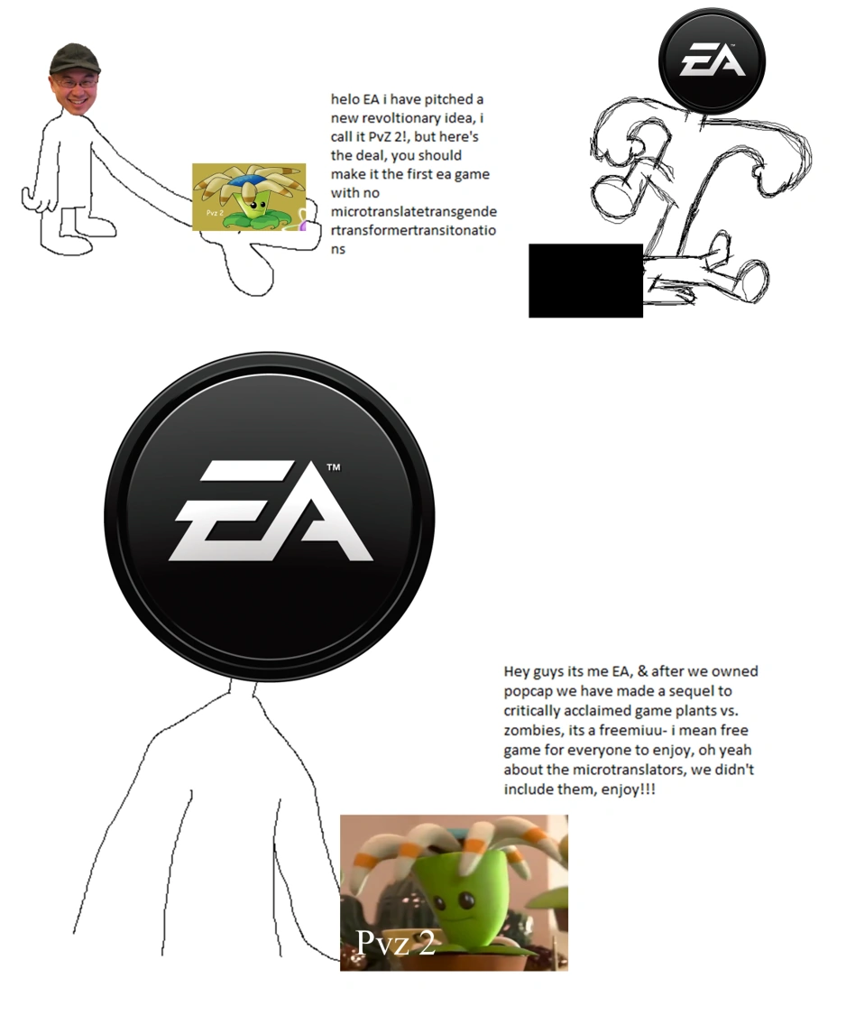 How popcap good EA bad mfs think how pvz 2 development went | Fandom