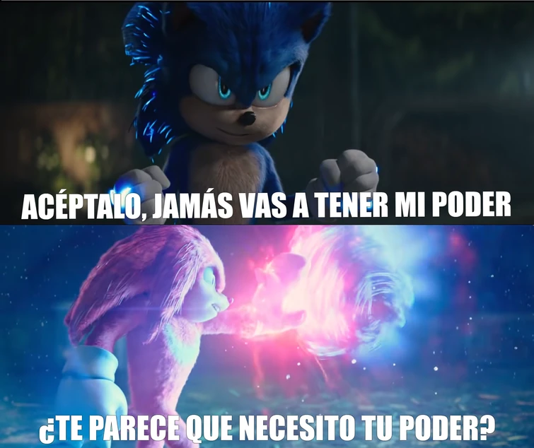 Aquí les dejo uno de los mejores memes de Sonic la pelicula jamás ...