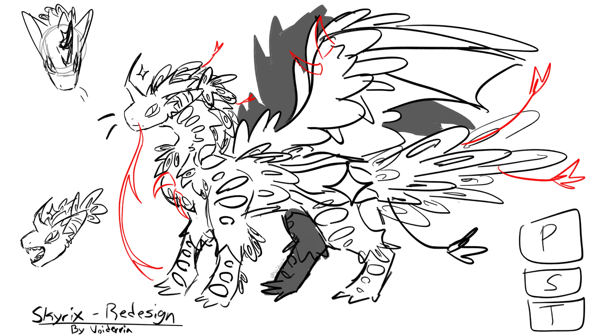 Very rough WIP of a Skyrix redesign concept I’m working on | Fandom