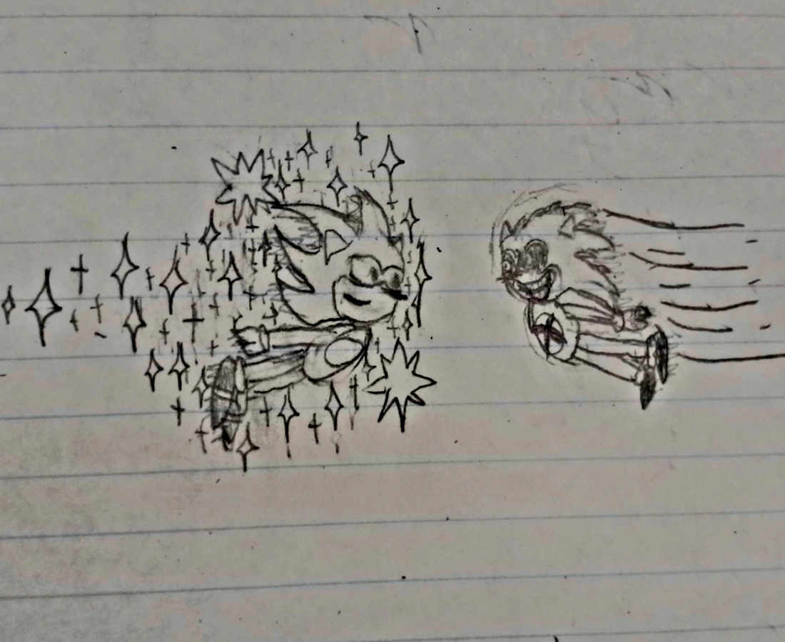 i drew hyper sonic and lord x | Fandom