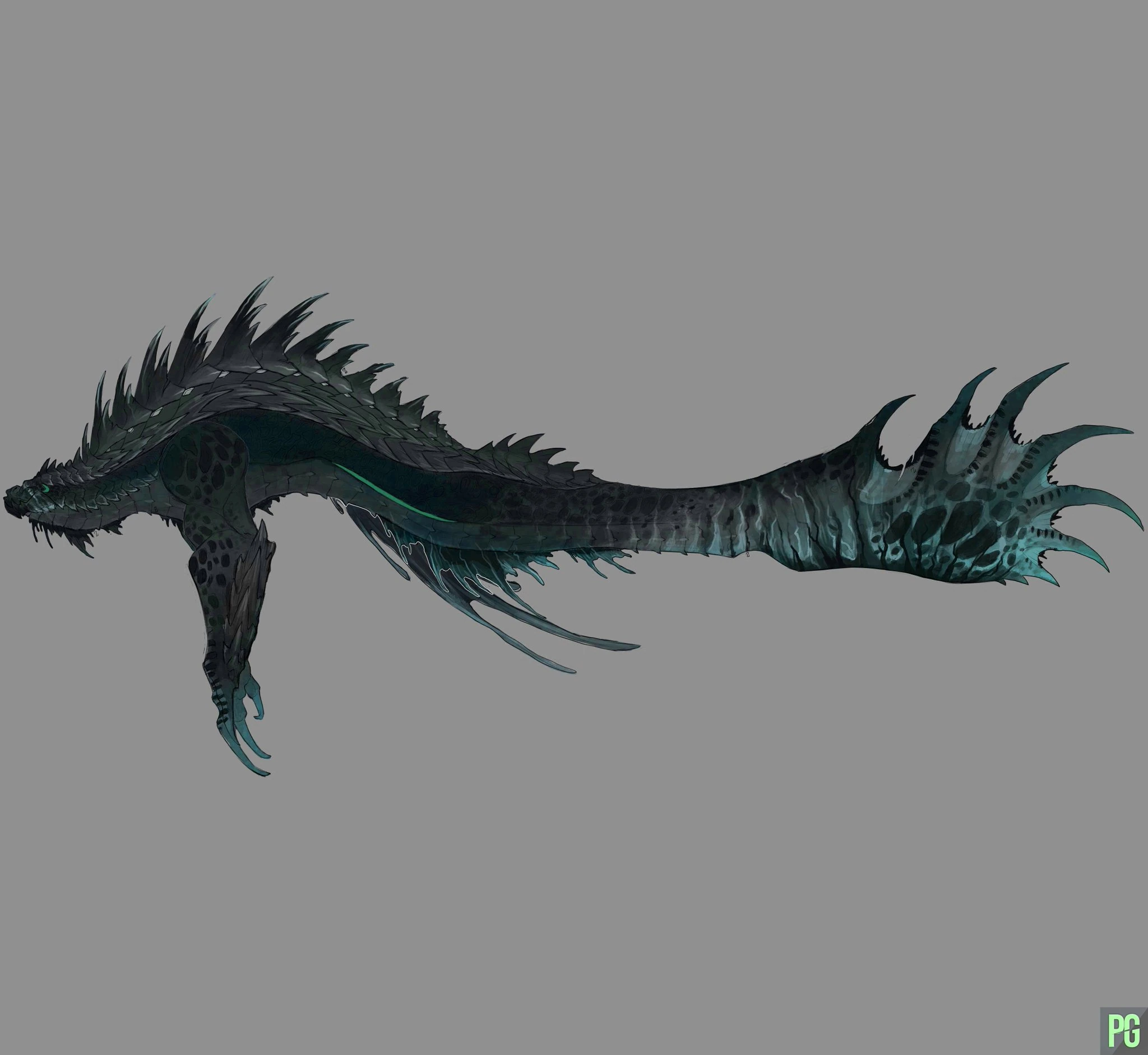 In the abyssal depths, a leviathan stalks its prey from below... 🐉 🪸 ...