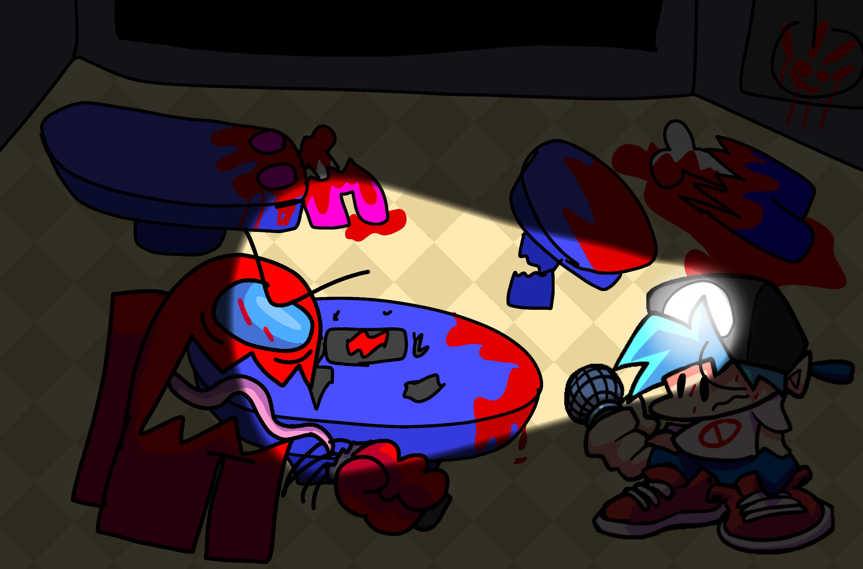 amognus (unnecessary amount of blood warning) | Fandom