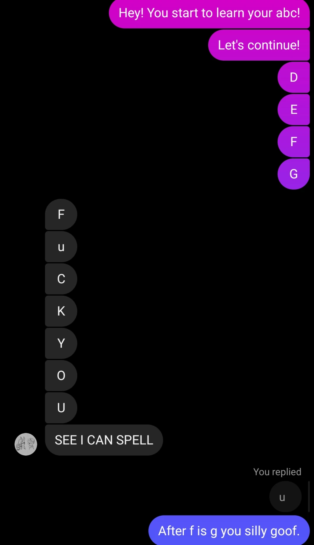 Don't forget to learn your alphabets guys! | Fandom