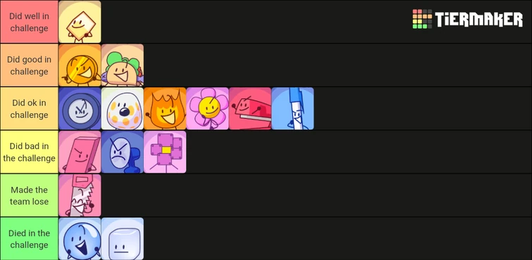 Rainbow bfb voting 1 (RBV) | Fandom