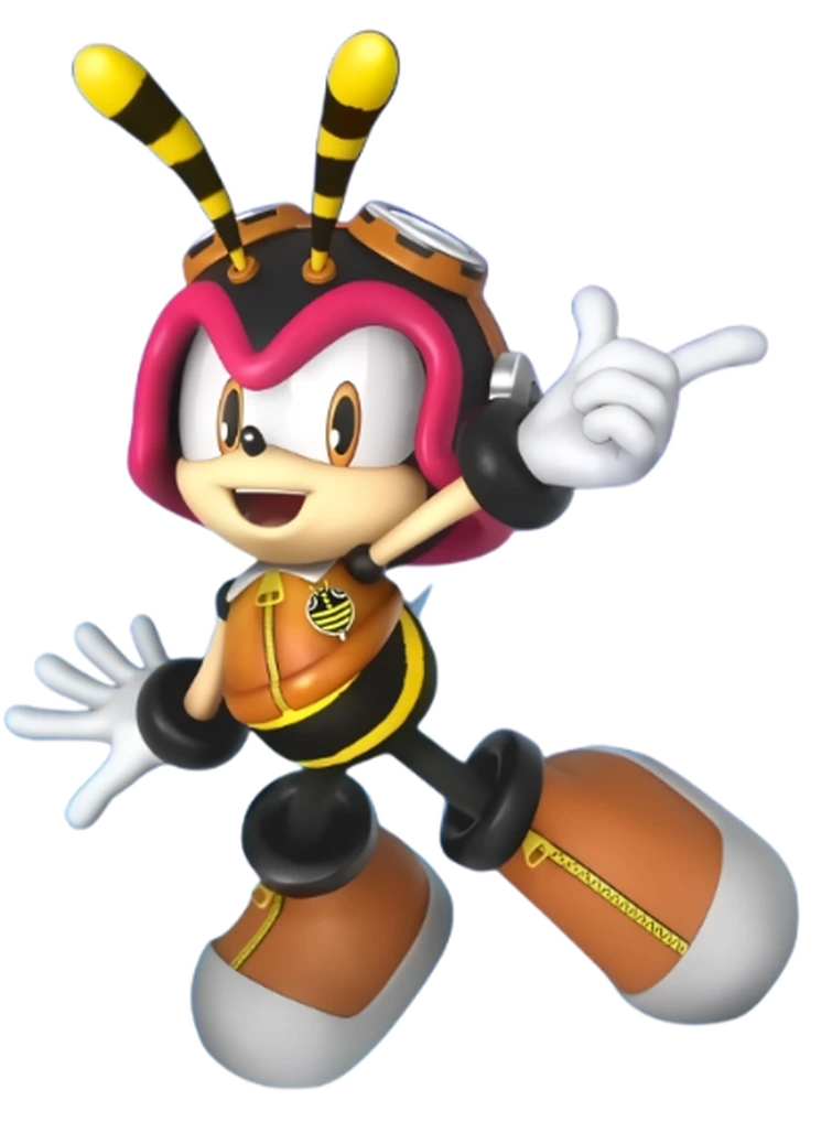 Could someone fix this image of Charmy since it is missing his wings ...