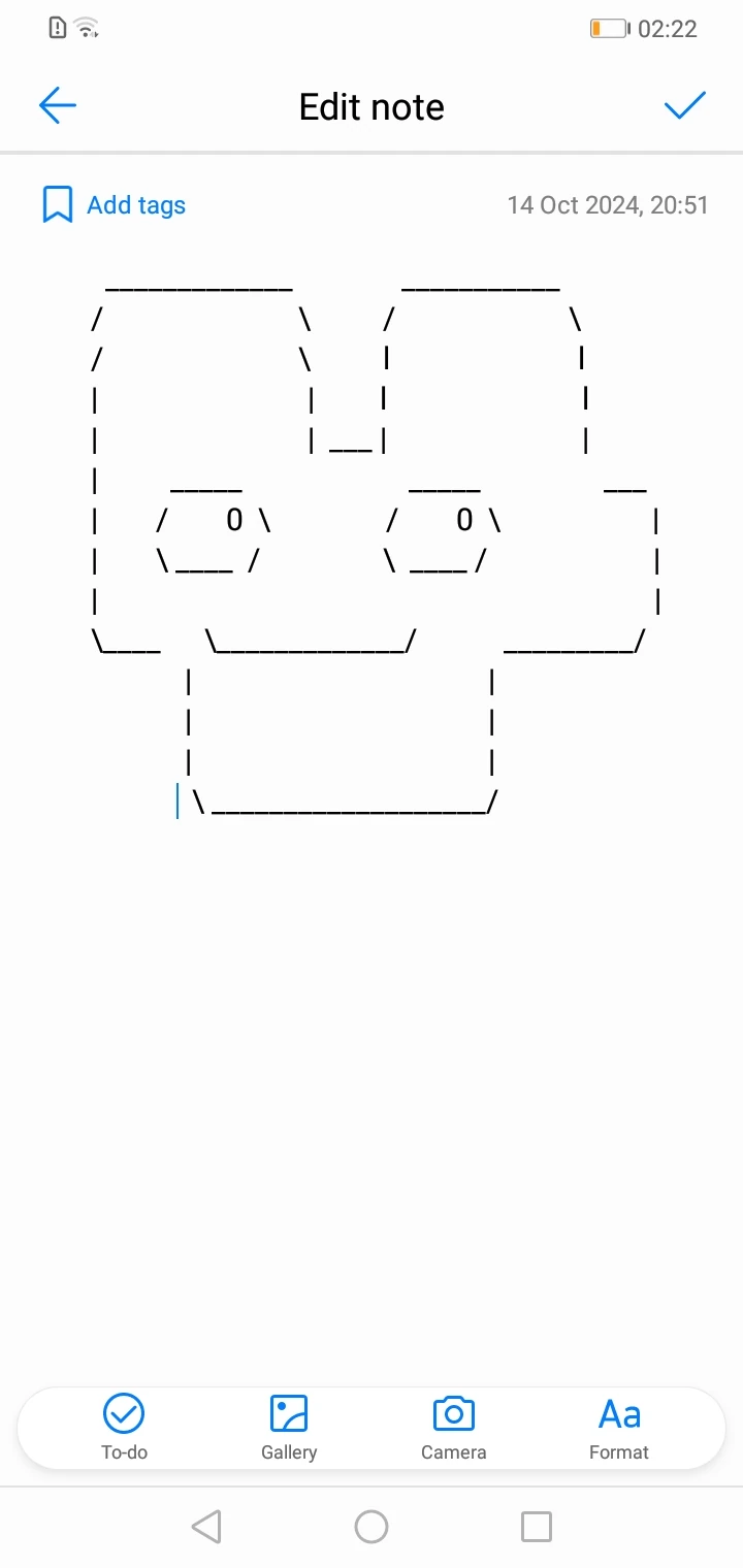 Finally I did ASCII art by my hand | Fandom