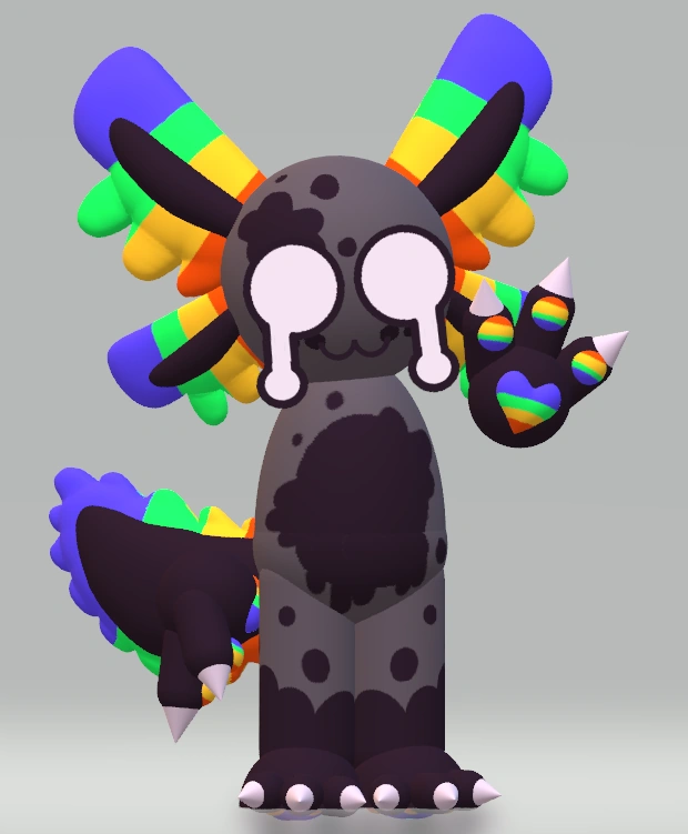 axolotl oc that i made | Fandom