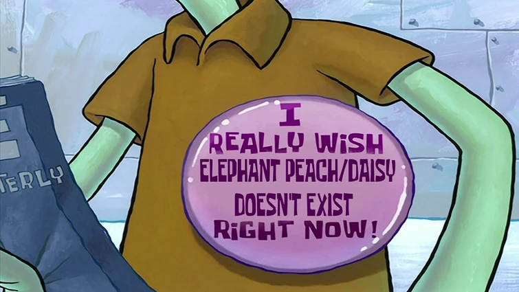 Squidward's button will save your lives. Thank me later. | Fandom