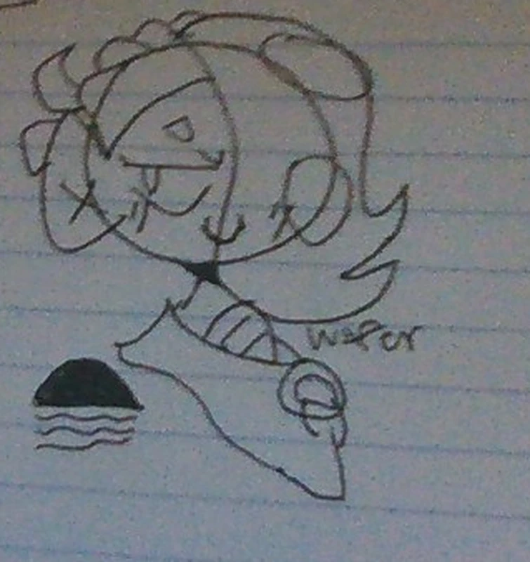 low-quality photo of a shiver drawing | Fandom