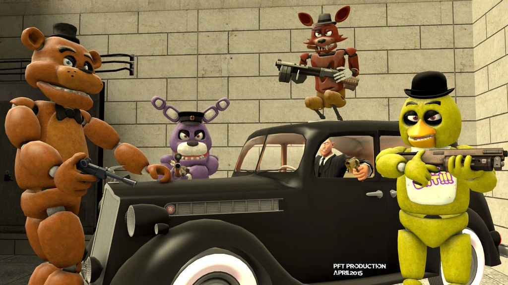 5 gangs at freddy's | Fandom